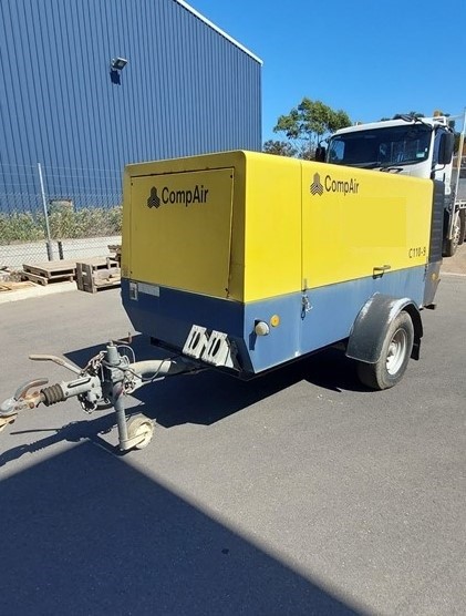CompAir C110-9 Trailer Mounted Compressor Auction (0048-8017097) | Grays Australia