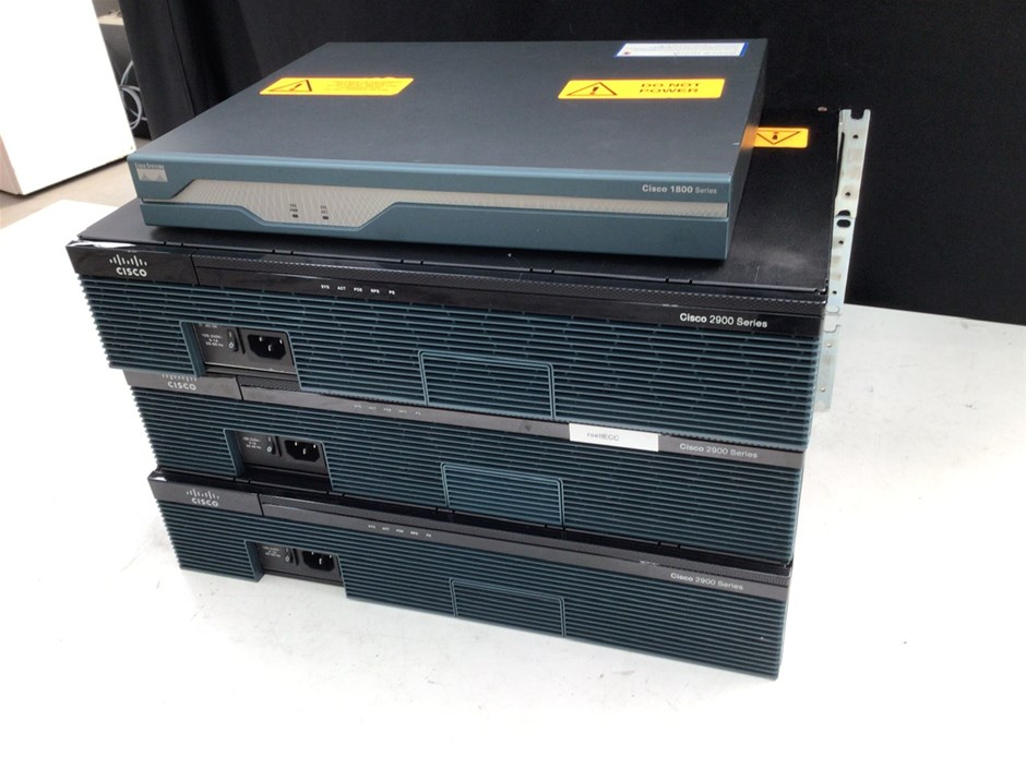 4 x Assorted Cisco Networking Routers Auction (0025-3140152) | Grays ...