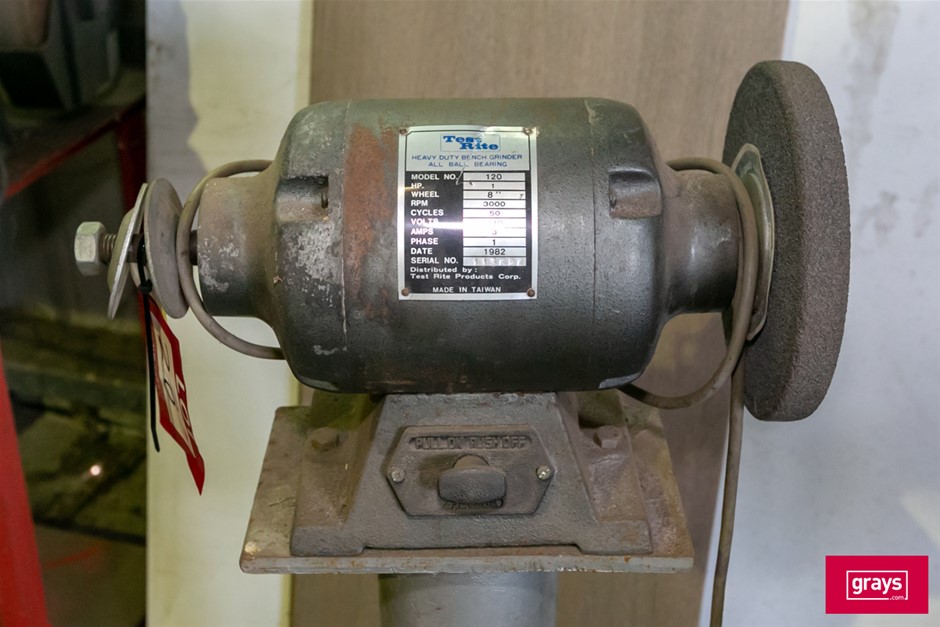Test Rite 120 Grinder On Pedestal Stand Auction (0028-5052396) | Grays ...