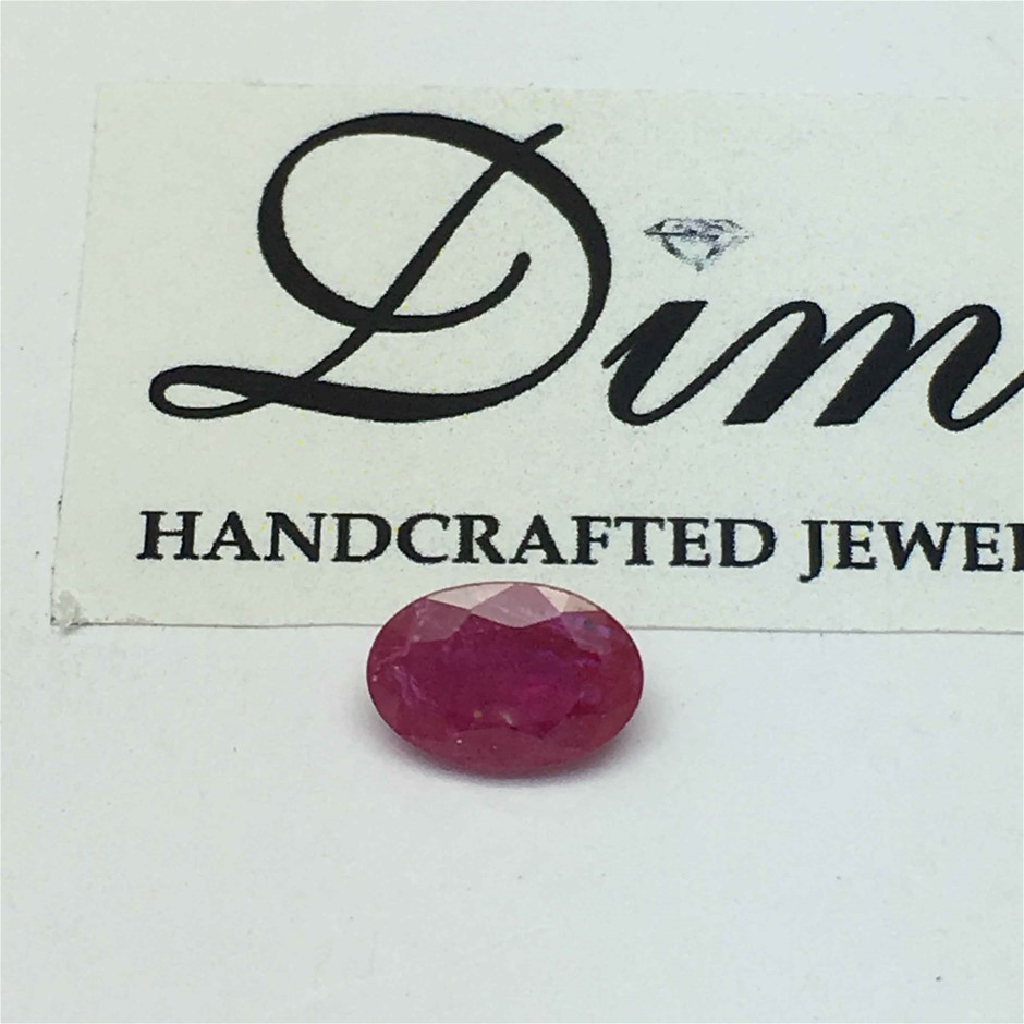 One Stone Ruby Oval 1.47ct Auction (0013-2556944) | Grays Australia