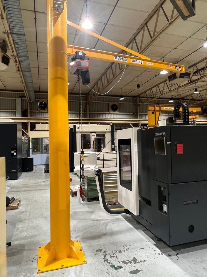 2018 Vector Radial Arm Jib Crane Auction (0209-3025024) | Grays Australia