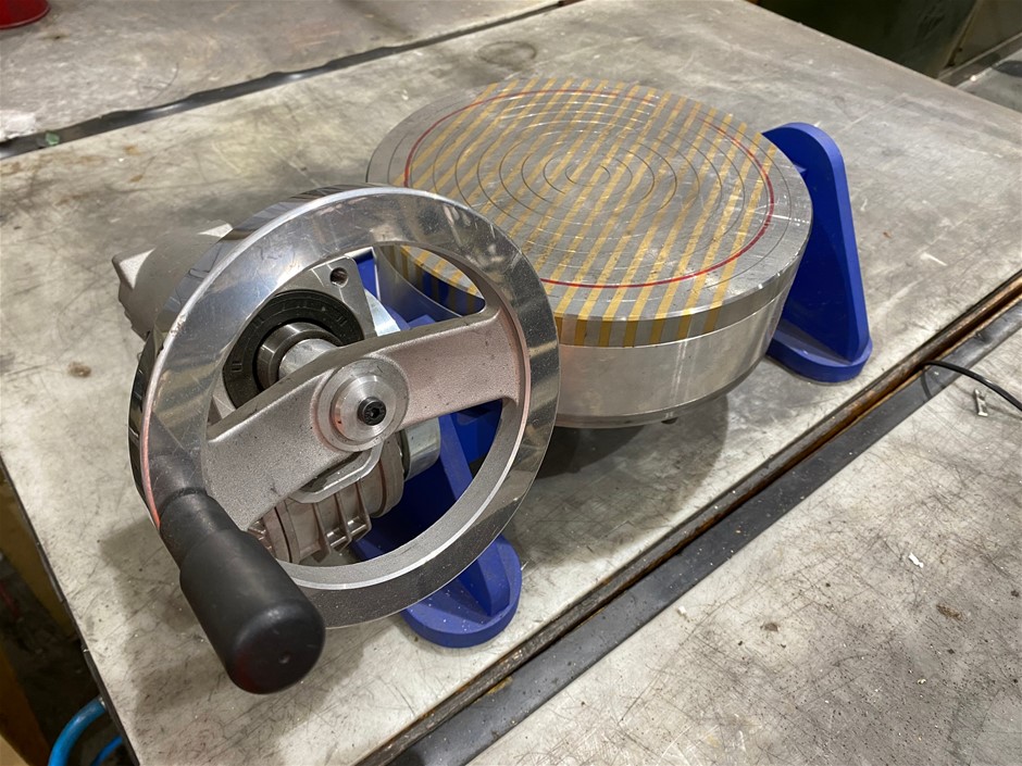 Magnetic Rotary Table, Approx 300mm Diameter, with Base Plate Auction ...