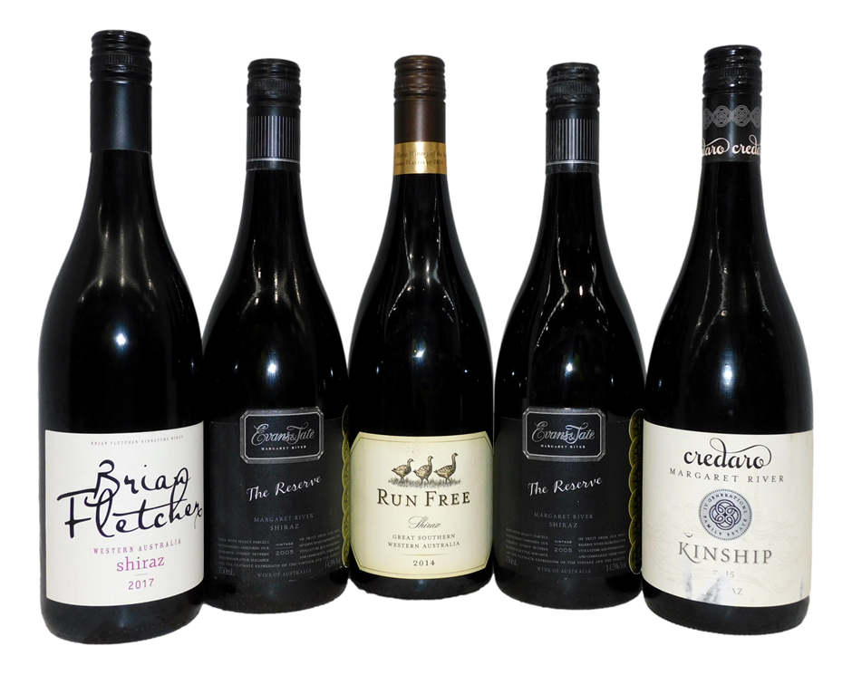 Pack of Assorted Shiraz (5x 750mL) WA Auction (0018-10722598) | Grays ...