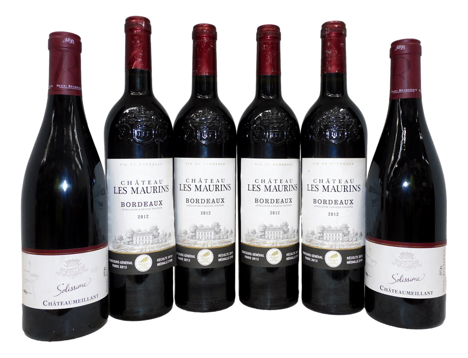 Pack of Assorted French Wine (6x 750mL) France Auction (0005-10722708 ...