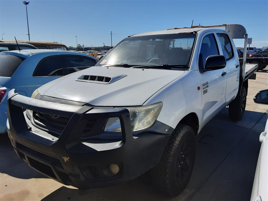 2012 Toyota Hilux 4X4 WORKMATE KUN26R Turbo Diesel Manual Dual Cab ...