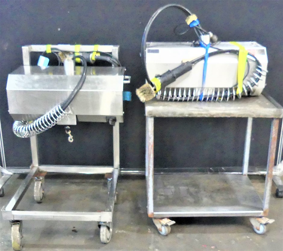 2 x IMC Pot Boy Scrubber On Mobile Trolleys Auction (0014-5052785 ...