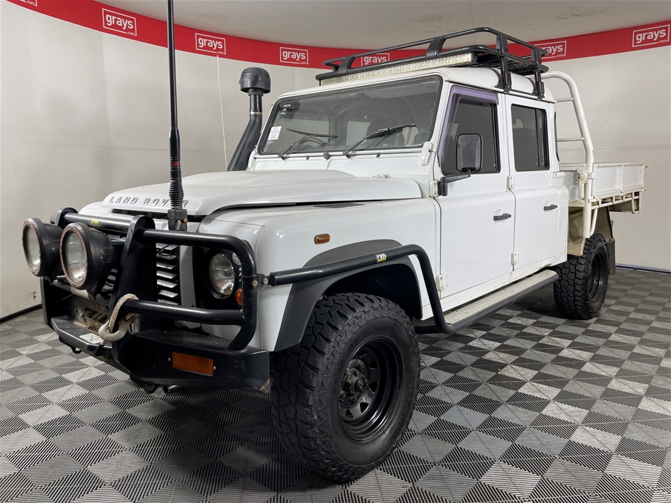 2012 Land Rover Defender 130 Turbo Diesel Manual Crew Cab Chassis ...