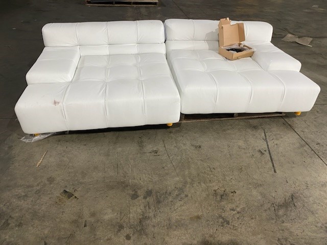TUFTY -TIME 4 Person White Lounge Auction (0001-8505277) | Grays Australia