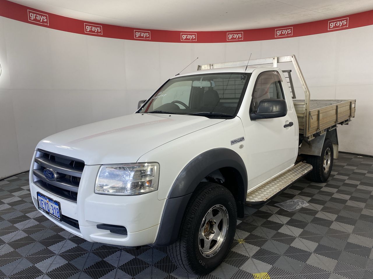 2008 Ford Ranger XL 4x4 Single PJ Turbo Diesel Manual Cab Chassis ...
