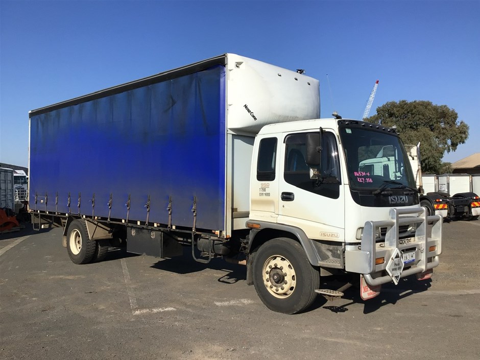 1998 Isuzu FVR 950 Long (4 x 2) Curtainsider Rigid Truck Auction (0001 ...