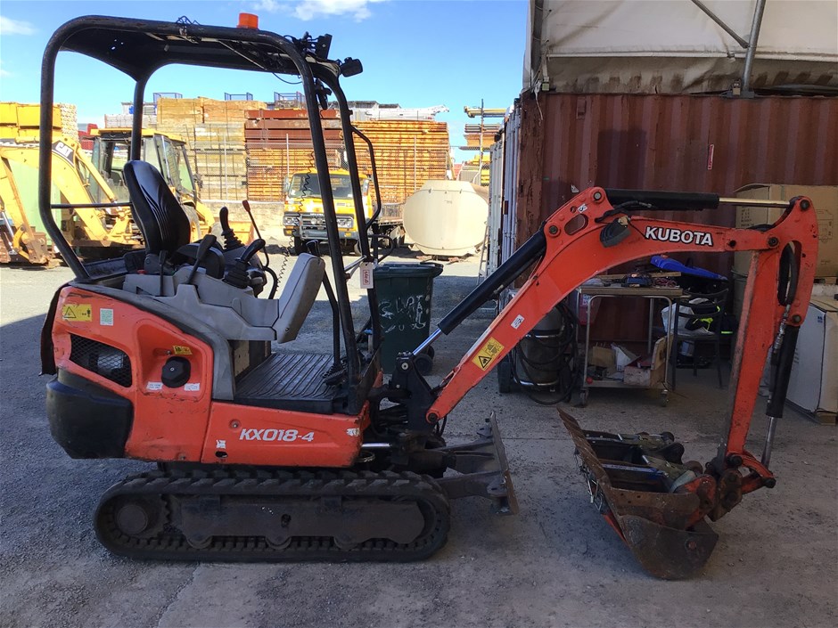 Kubota KX018-4 Mini Excavator Auction (0008-5052759) | Grays Australia