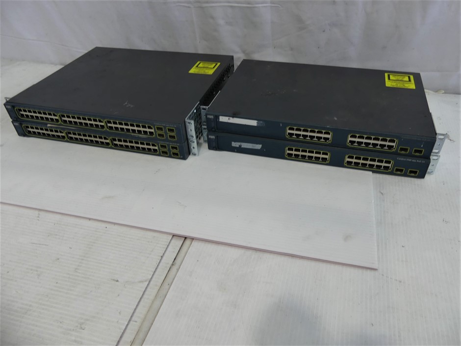 Bulk lot of Assorted 4 Cisco Switches Auction (0023-2552504) | Grays ...