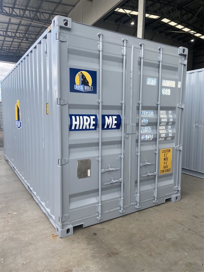 20' High Cube Pallet Wide Shipping Container Auction (0004-8017185 ...