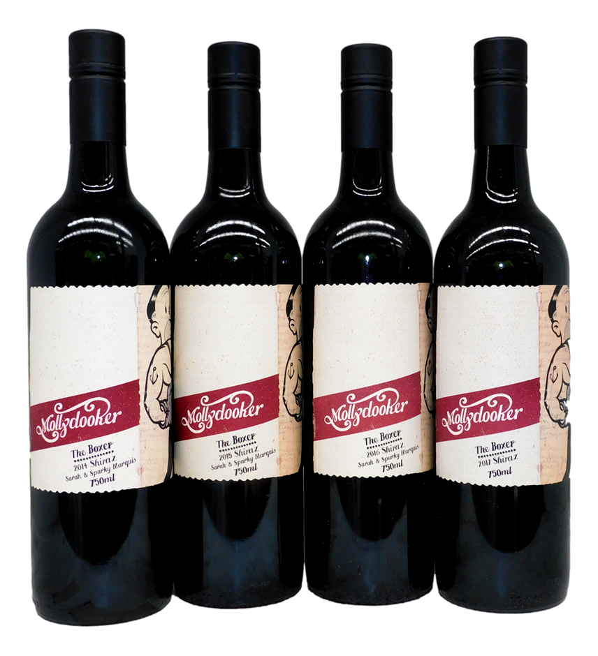 Vertical Pack of Mollydooker The Boxer Shiraz (4x 750mL) Auction (0053 ...