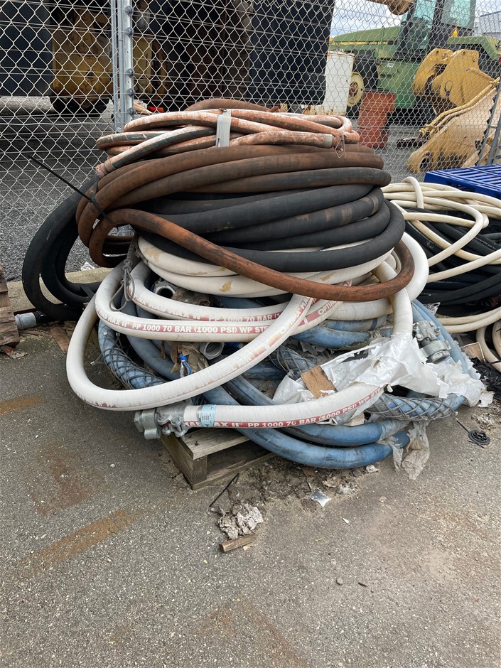 17x Air Hoses & 2x Scissor Lift Pipe Racks (Kwinana) Auction (0067 ...