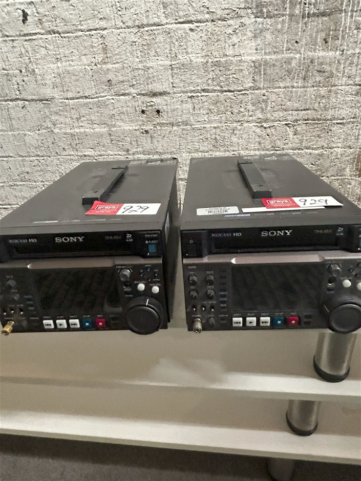 2 x SONY PDW-F1600 Professional Disc Recorder Auction (0929-5052572 ...