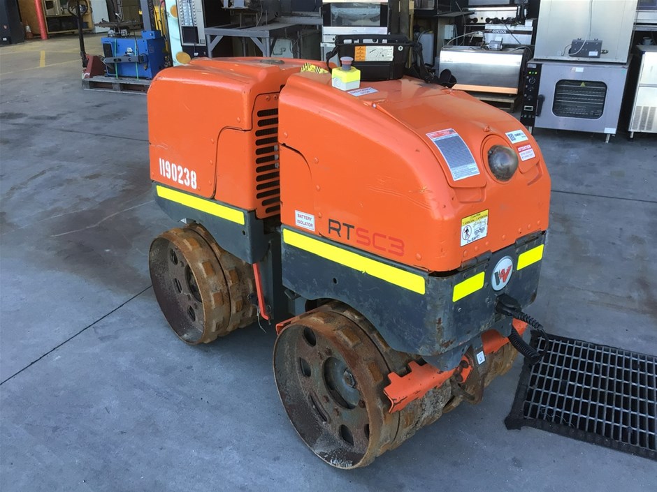 Wacker Neuson Trench Roller With Remote Control Auction (0005-3025453 ...