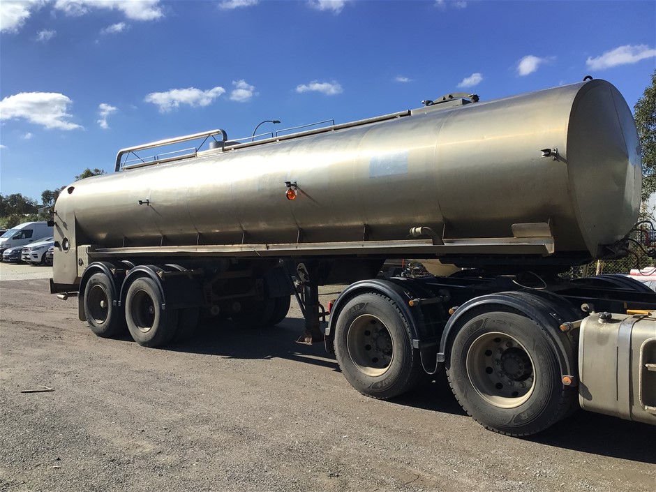 1980 Tieman 3800-LWE-20-A-BMC Tandem Axle Tanker Trailer Auction (0002 ...