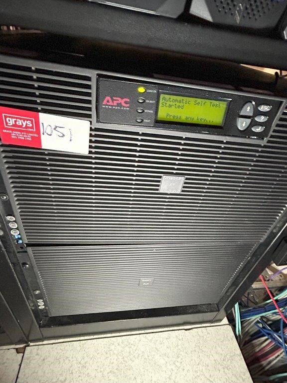 APC Smart-UPS RT 15000 Back Up Alarm and Power System Auction (1051 ...