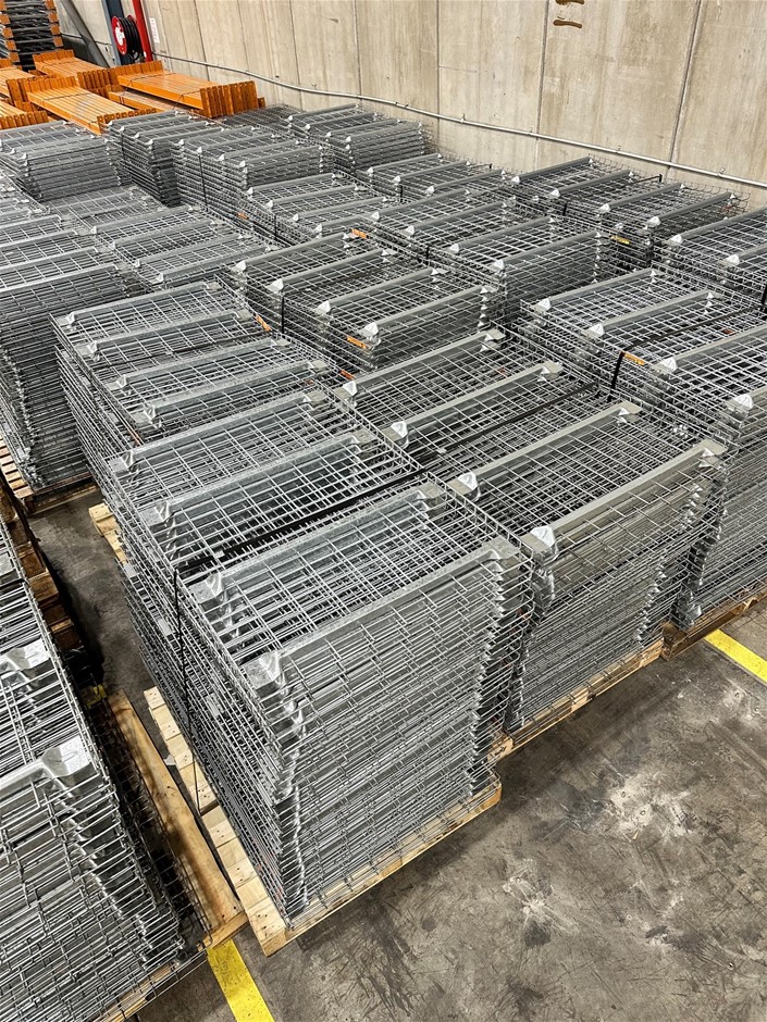 Pallet of Galvanised Pallet Racking Mesh Decks Auction (0014-5053309 ...