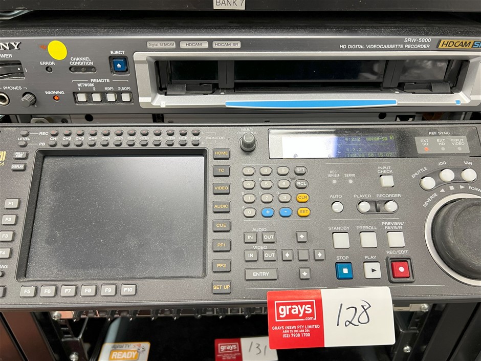 SONY HP SRW-5800 Digital HD Video Cassette Recorder Auction (0128 ...