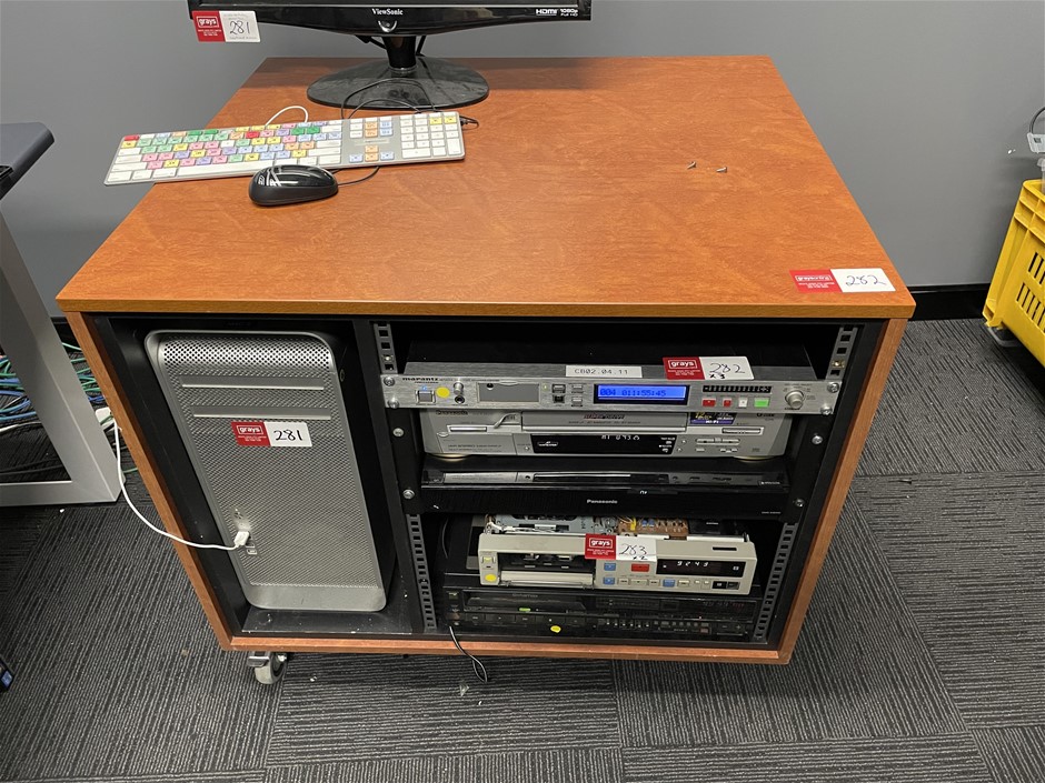 Assorted AV Equip - Incl: MARANTZ PRO PMD58J network solid state ...