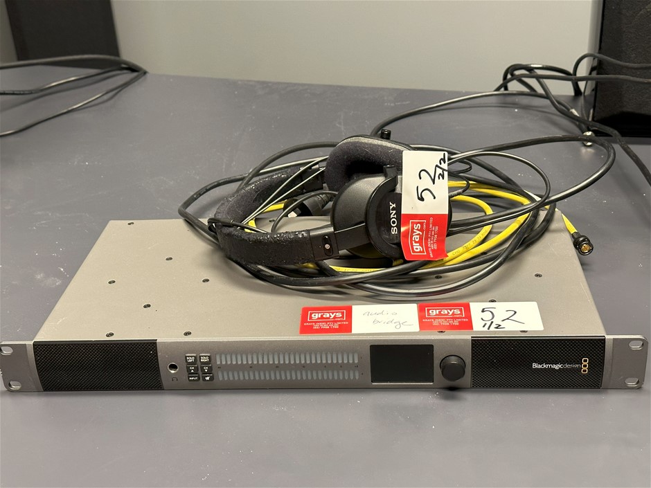 1 x BLACKMAGIC DESIGN Audio Bridge Auction (0052-5052744) | Grays Australia