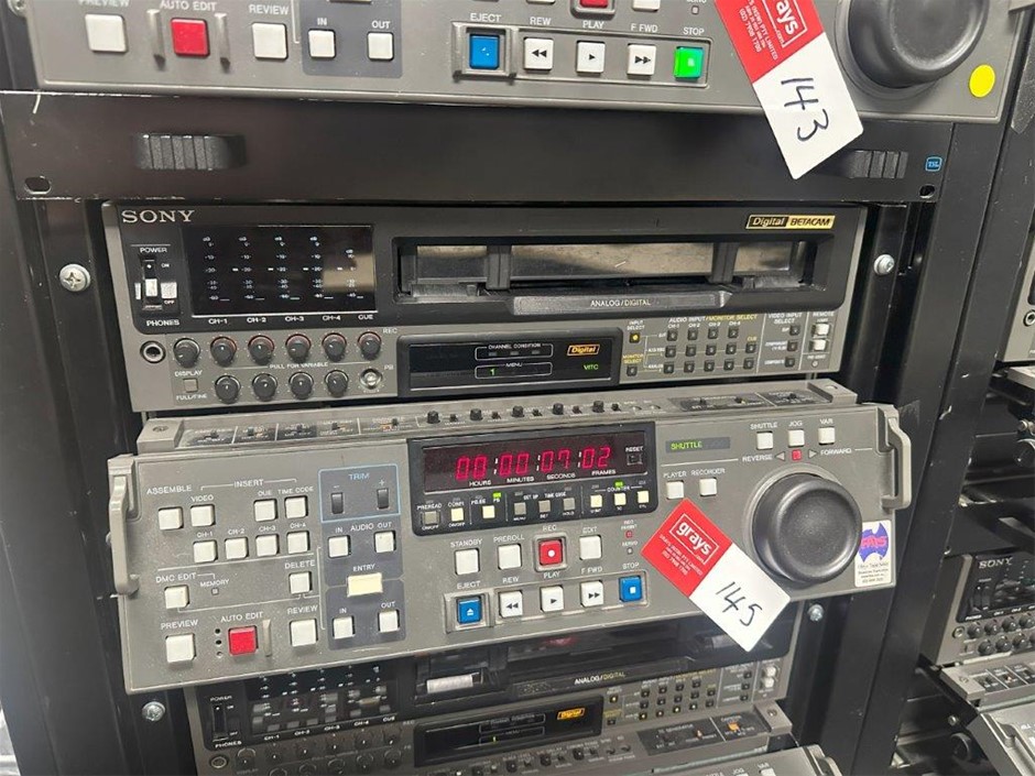 SONY Video Cassette Recorder Auction (0145-5052744) | Grays Australia