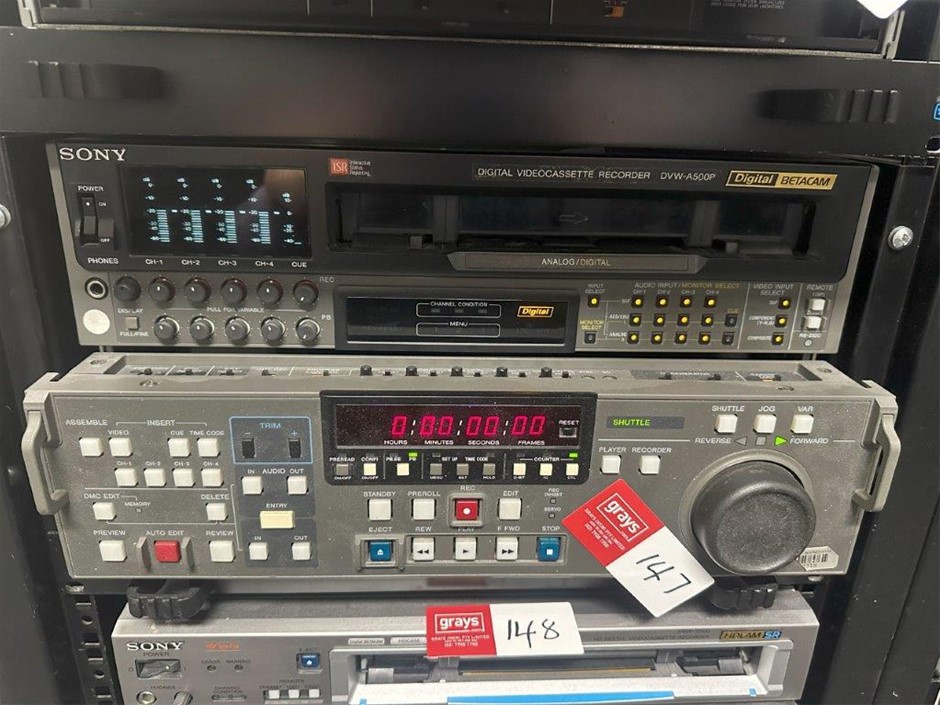 SONY DVW-A500P Digital Video Cassette Recorder Auction (0147-5052744 ...