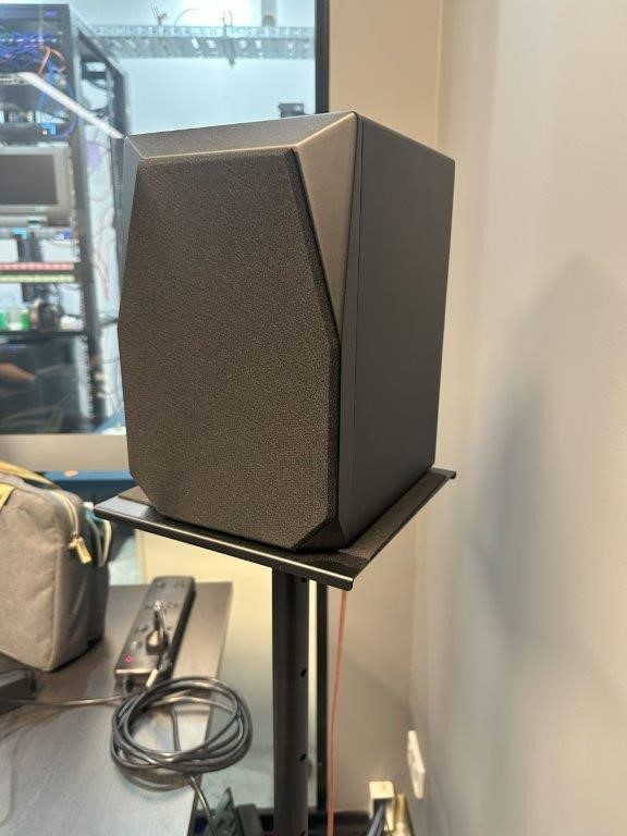 2 x EMOTIVA Speakers on stand Auction (0006-5052744) | Grays Australia