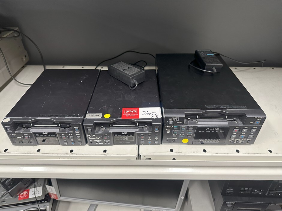 Assorted AV Equip - Incl: JVC professional BR-DV300 DV Recorder & more ...