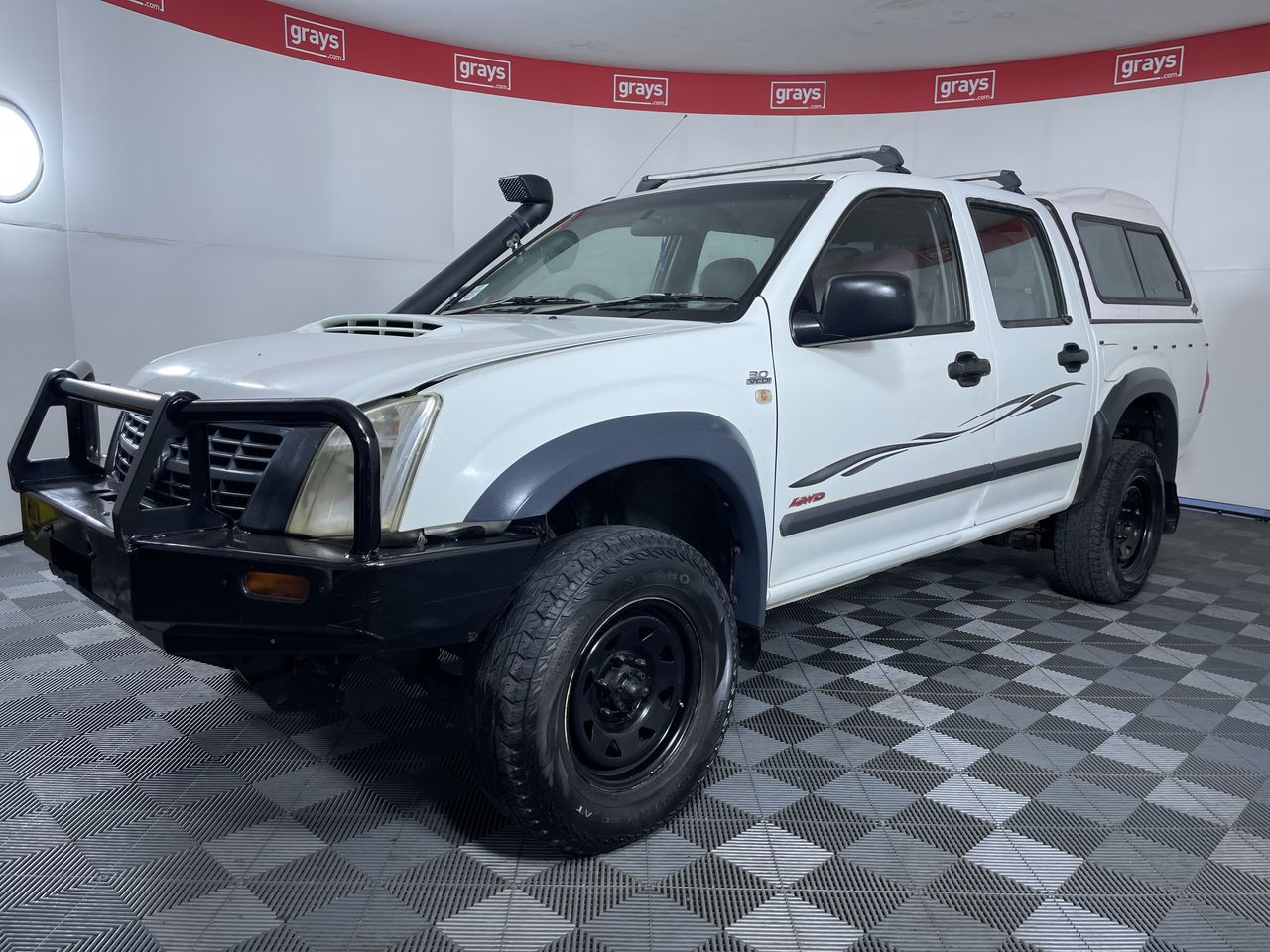 2007 Holden Rodeo LX 4X4 TD RA Turbo Diesel Manual Dual Cab Auction ...