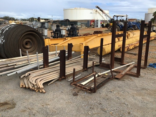 Quantity of Assorted Fence Posts & 4 Assorted Stillages. Auction (0031 ...