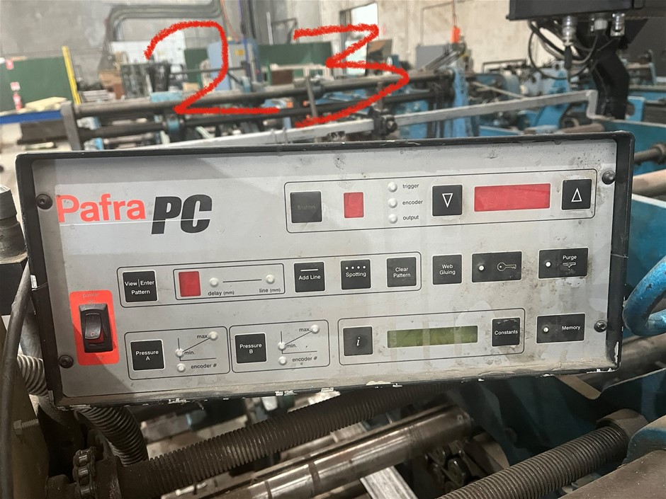 Pafra PC 8 Channel Gluing System Auction (0023-3025536) | Grays Australia