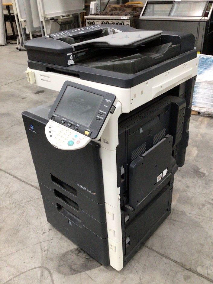 Konica Minolta Bixhub C353 Printer with Quantity of Assorted Toners Auction (0021-3025676 ...