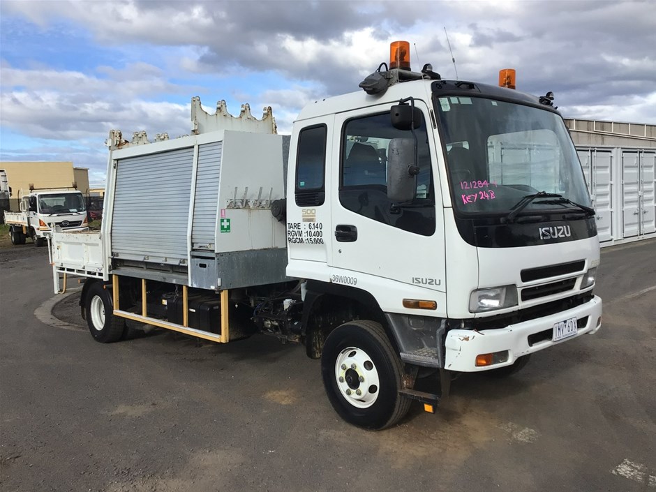 2007 Isuzu FRR 500 Long (4 x 2) Service/Tipper Truck Auction (0003 ...