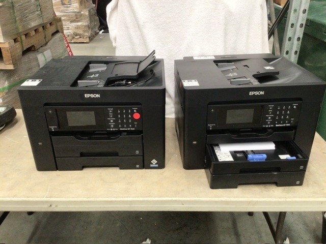 2 Epson WF7840 Printers Auction (0069-9042095) | Grays Australia