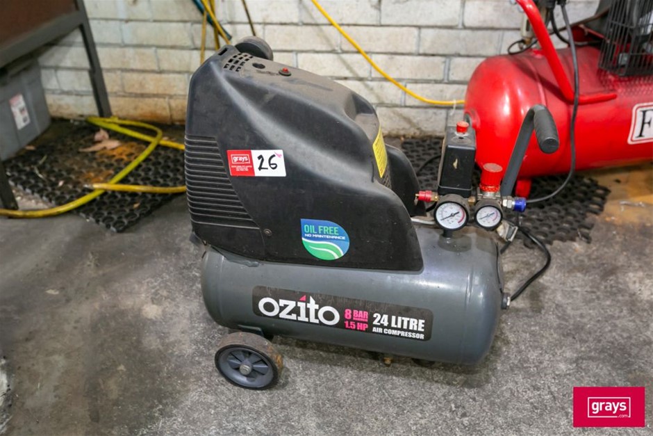 OZITO TA-COMP10 Mobile Air Compressor Auction (0026-5052828) | Grays ...
