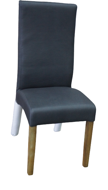 Coral bay Valhalla Dining Chair Rhino Jet Smoke Colour Leg 2 Pce In ...