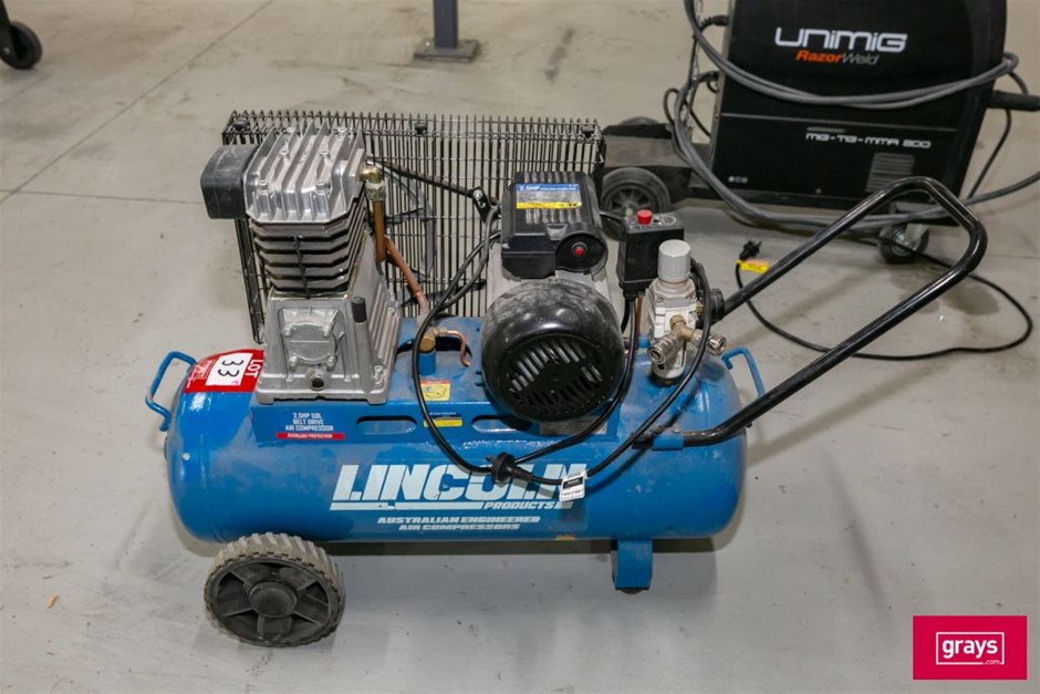 Lincoln YL90S2 Mobile Air Compressor Auction (0033-5052862) | Grays ...