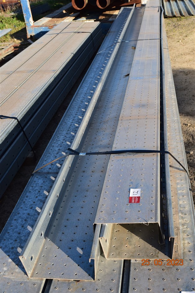 Lot of 3 Sections of "Webforge" Steel Decking Auction (0012-9041996 ...