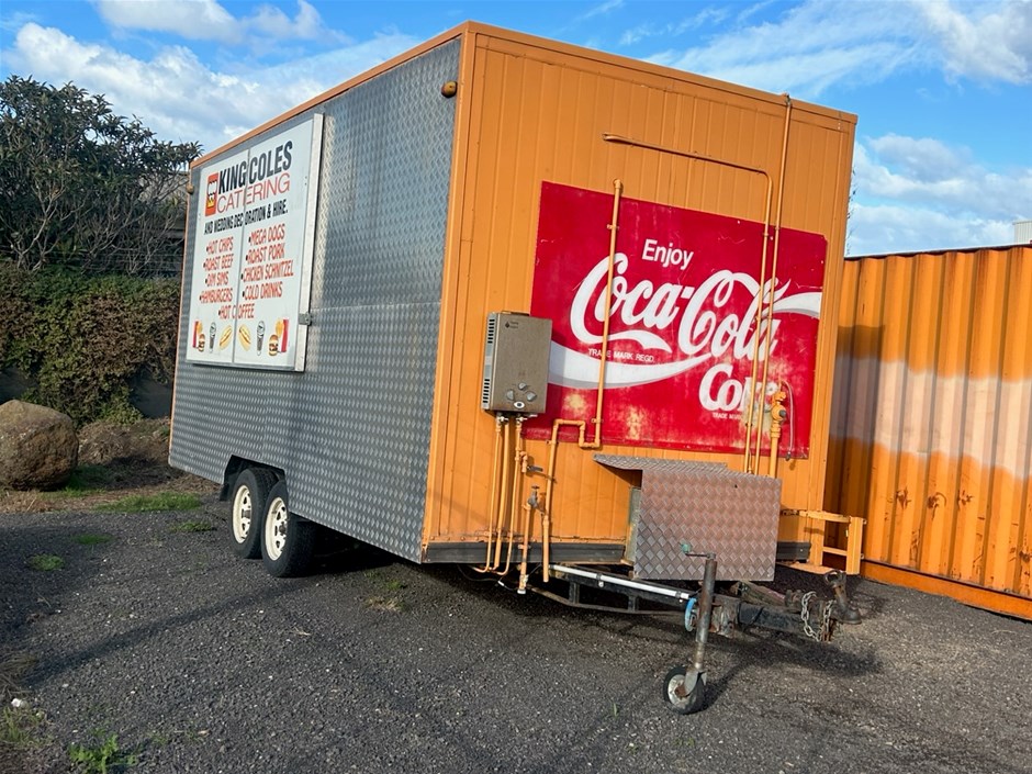 Custom Made Tandem Food Van/Trailer (with Cool Room) Auction (0001 ...