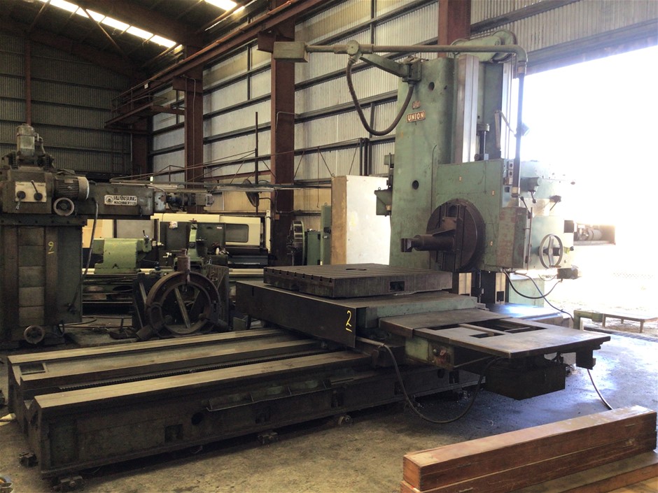Union Horizontal Boring Machine Auction (0002-7045311) | Grays Australia