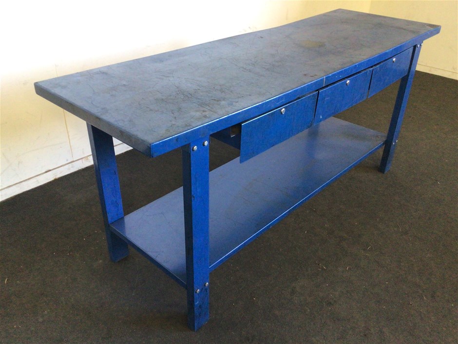 Steel Work Bench Auction (0016-7045588) | Grays Australia