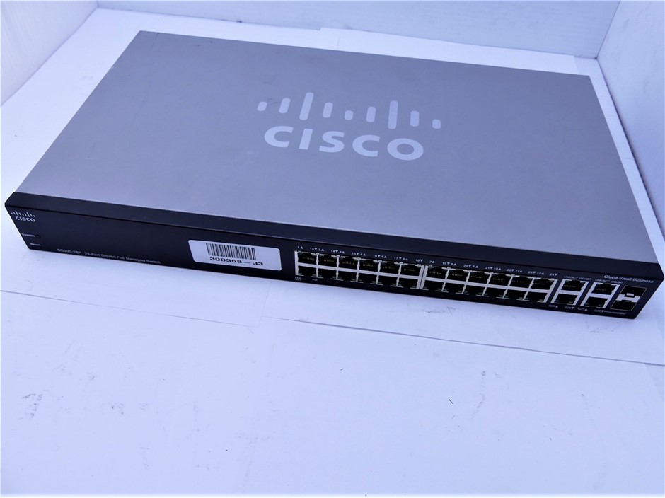 Cisco SG 300-28-Port Gigabit PoE Managed Switch SRW2024P-K9- V02 ...