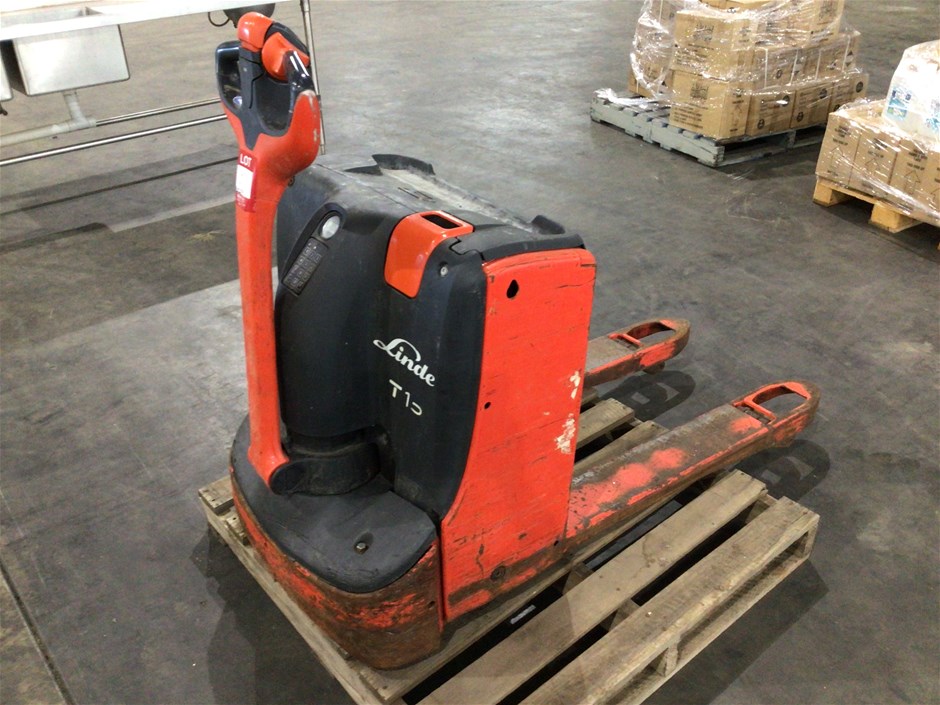 Linde Electric Pallet Jack Auction (0051-8017408) | Grays Australia