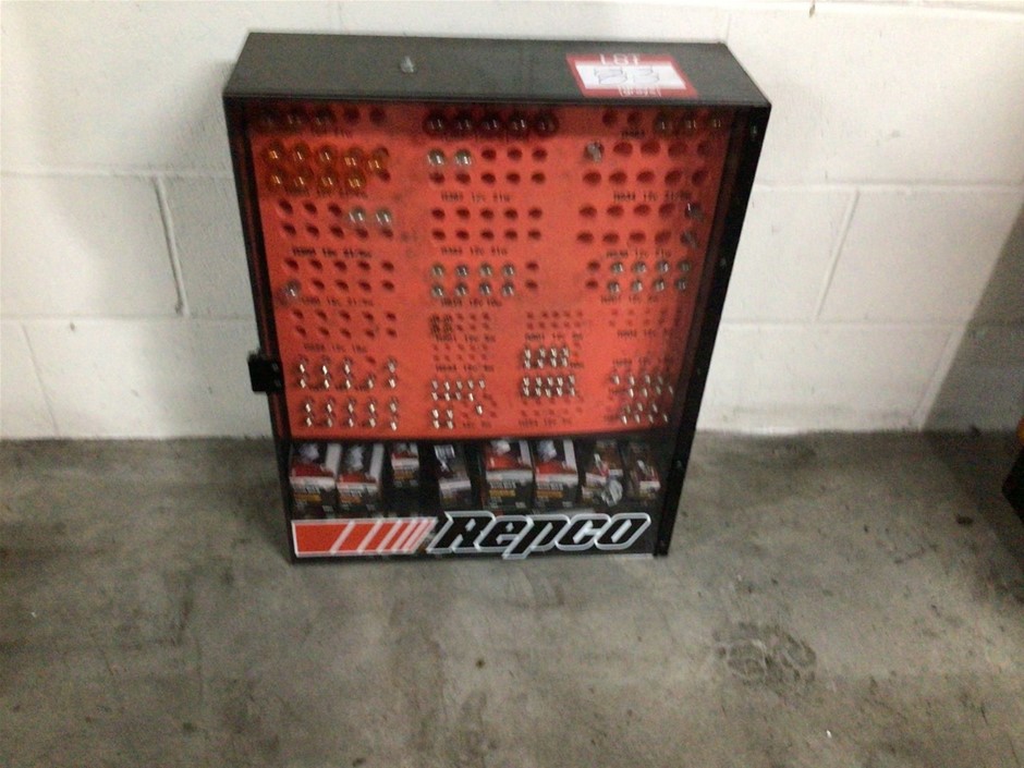 Repco Bulbs Cabinet with Bulbs Auction (0083-7045475) | Grays Australia
