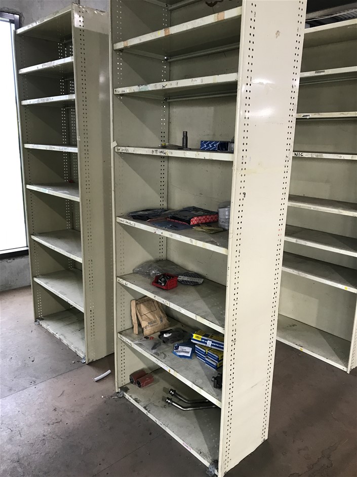 2x Steel Shelf Units Auction (0083-3025730) | Grays Australia