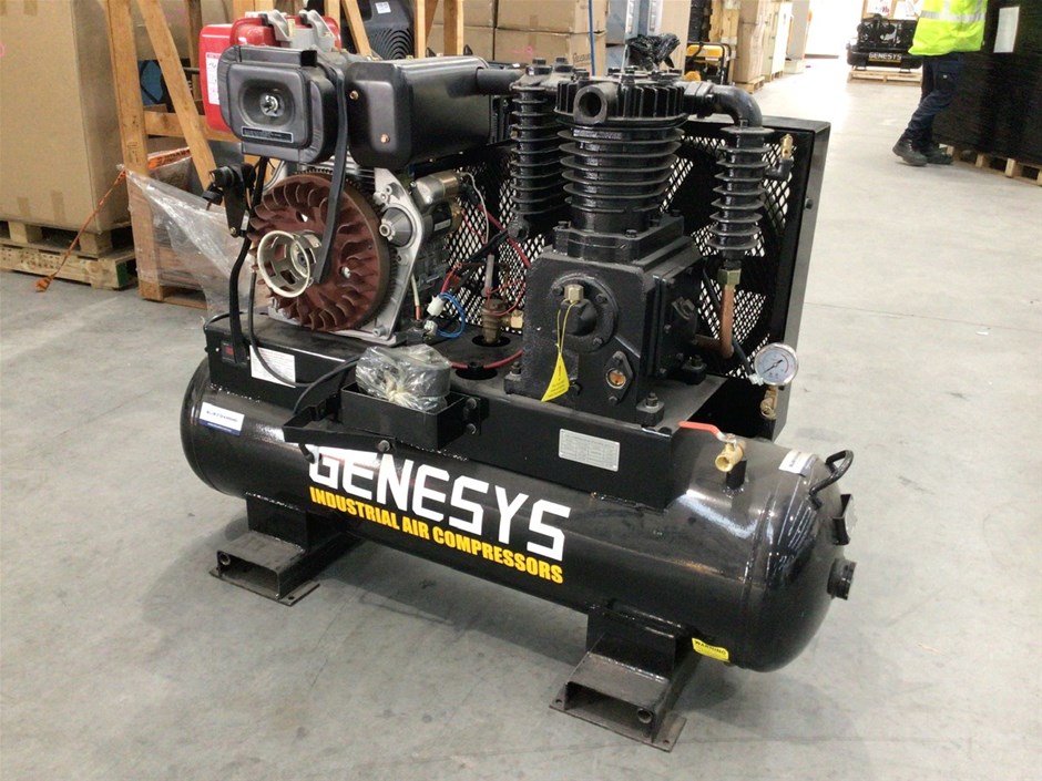 Genesys GEN1105D 120L 11HP 145PSI Air Compressor (Damaged) (AC100030 ...