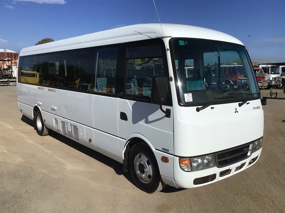2015 Mitsubishi Rosa BE600 4x2 25 Seat Bus 78662km Ex Fleet Auction ...